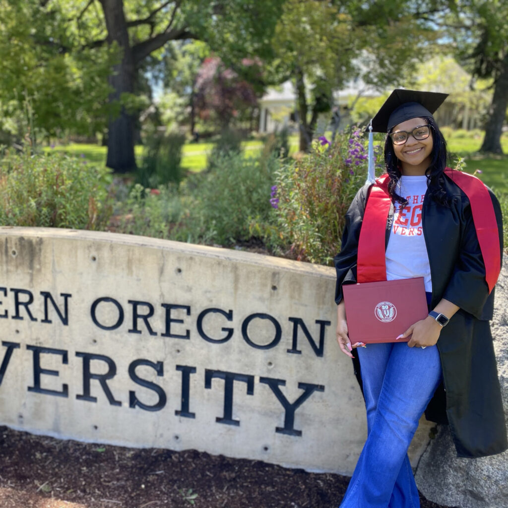 Jade Jones Graduates From Online MSEd Program at SOU